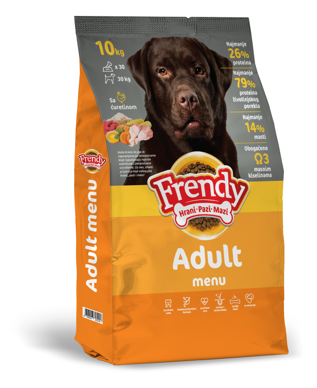 Frendy Adult Menu 10kg - Romulanii